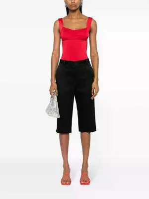 ATU BODY COUTURE Square-neck Technical Jersey Bodysuit