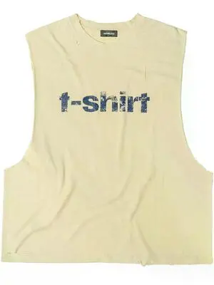 MAINLESS Oversize Sleeveless T-shirt