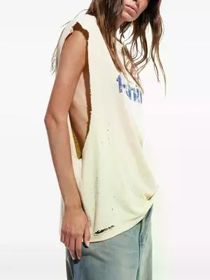 MAINLESS Oversize Sleeveless T-shirt