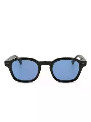 PETER AND MAY Geometric-Frame Sunglasses Black