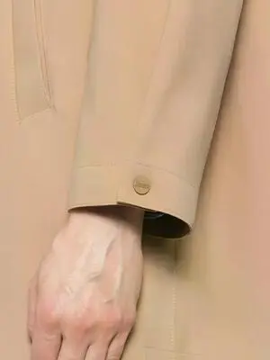 Herno Single-breasted Midi Coat - Neutrals