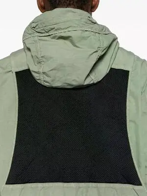 C.P. COMPANY Flatt Cargo-pockets Hooded Jacket - Green