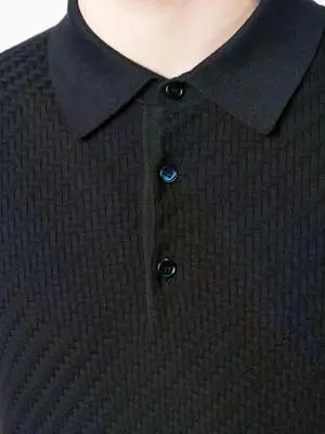 Brioni Waffle-knit Polo Shirt