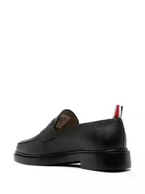 Thom Browne Pebbled Leather Penny Loafers