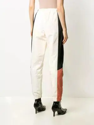 MARINE SERRE Contrast Panel Cuffed Trousers