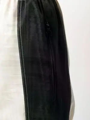 MARINE SERRE Contrast Panel Cuffed Trousers