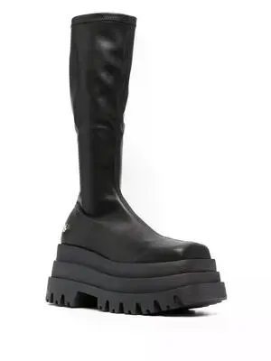 NAKED WOLFE Sin Platform Knee-high Boots
