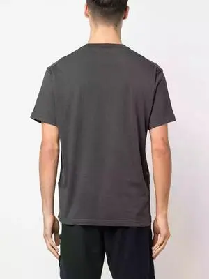 Stone Island Compass-patch Cotton T-shirt - Grey