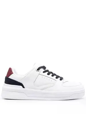 Tommy Hilfiger Monogram Low-top Leather Sneakers