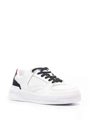 Tommy Hilfiger Monogram Low-top Leather Sneakers