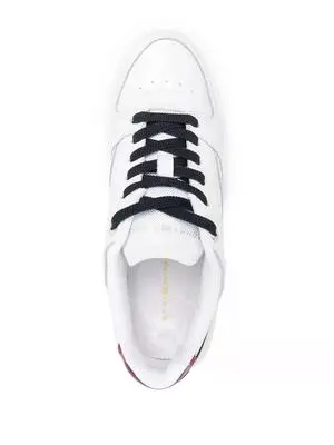 Tommy Hilfiger Monogram Low-top Leather Sneakers