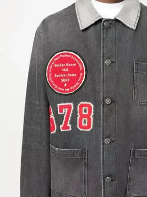 GOLDEN GOOSE Patch Detail Denim Jacket