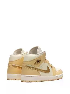JORDAN 1 Mid Sneakers - Yellow