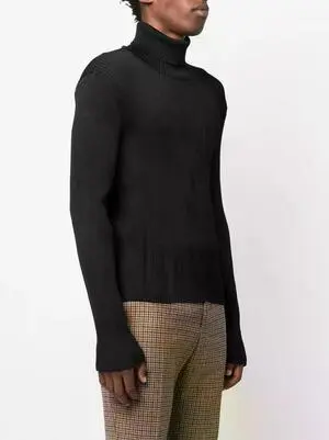 WALTER VAN BEIRENDONCK Ribbed Roll-neck Jumper