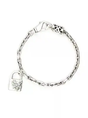 Emanuele Bicocchi Arabesque Padlock Chain Bracelet