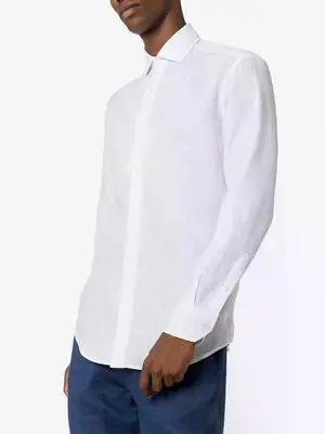 Frescobol Carioca Antonio Linen Shirt - White
