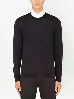 Dolce & Gabbana Round-neck Cashmere Sweater - Blue