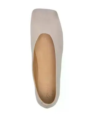 Marsèll Spatolona Ballet Flats Taupe Calf Leather - Grey