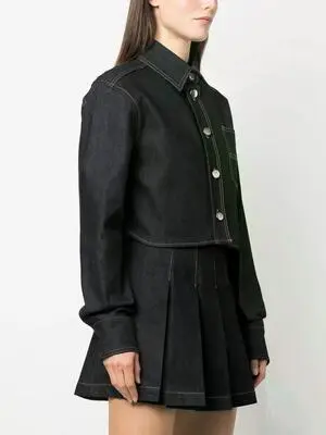 Remain Birger Christensen Cropped Denim Shirt