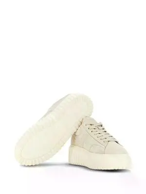 Hogan H-stripes Suede Sneakers - Neutrals