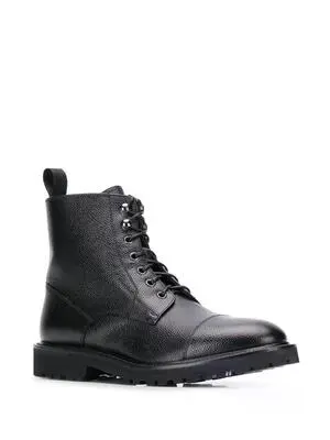 SCAROSSO Jackie Grain Ankle Boots
