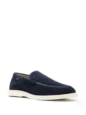 Hogan Almond Toe Suede Loafers