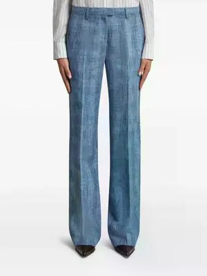 Etro Slub-textured Trousers