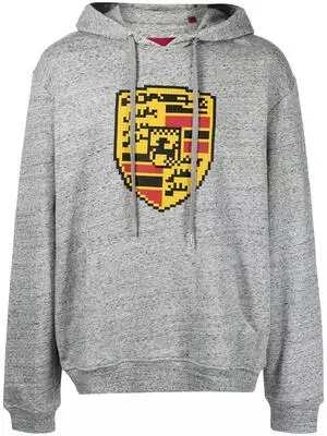 MOSTLY HEARD RARELY SEEN 8-BIT Turbo-print Cotton Hoodie - Grey