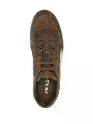 Prada Downtown Sneakers - Brown