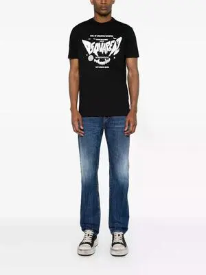Dsquared2 642 Mid-rise Straight-leg Jeans - Blue
