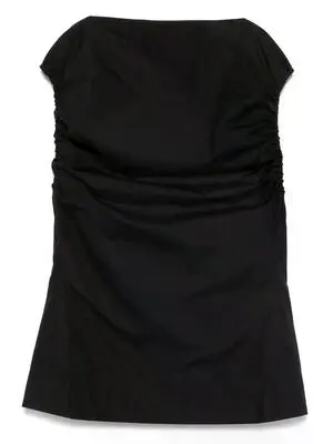 TOTEME Sleeveless Gathered Top