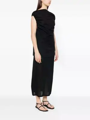 TOTEME Sleeveless Gathered Top