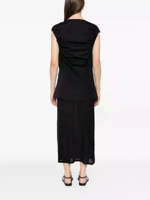TOTEME Sleeveless Gathered Top