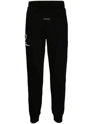 AAPE BY *A BATHING APE Logo-embroidered Track Pants - Black