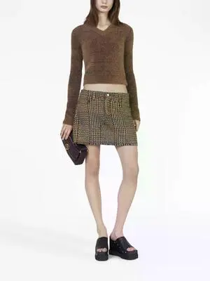 Stella McCartney Wool Tweed Mini Skirt