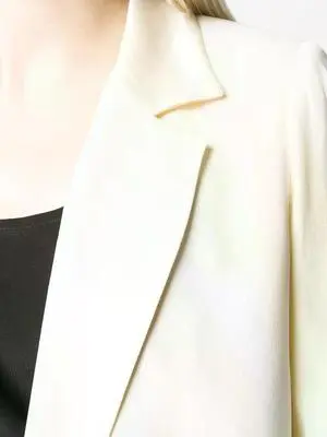 TWINSET V-neck Cropped Sleeve Blazer
