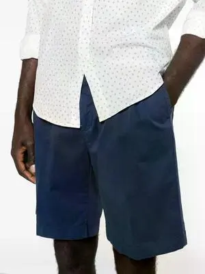 Canali Mid-rise Chino Shorts