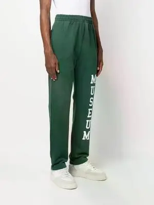MUSEUM OF PEACE & QUIET Logo-print Cotton Pants