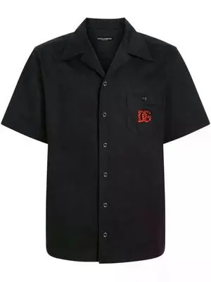 Dolce & Gabbana Bead-logo Shirt - Black