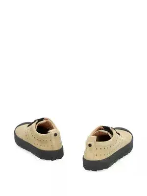 VOLTA Suede Low-top Sneakers - Neutrals