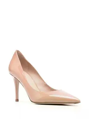 LE SILLA Eva 90mm Patent Leather Pumps - Neutrals