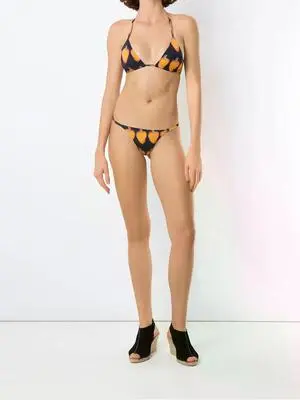 AMIR SLAMA Pear-print Bikini Set