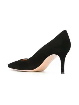 GIANVITO ROSSI 70mm Suede Pumps - Black