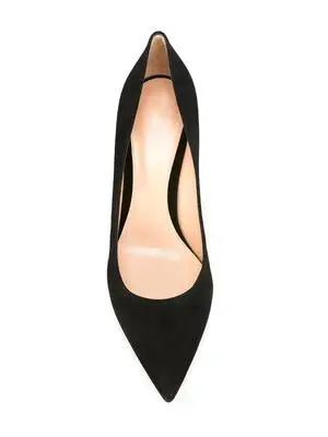 GIANVITO ROSSI 70mm Suede Pumps - Black