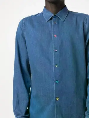 Paul Smith Long-sleeve Organic Denim Shirt