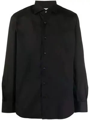 MAZZARELLI Fitted Buttoned Shirt - Black