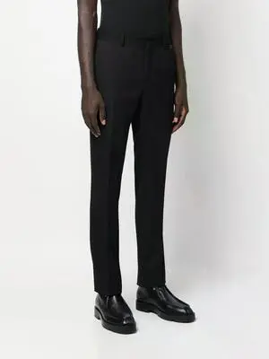 Fendi Ff Logo Tailored Trousers - Black