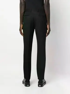 Fendi Ff Logo Tailored Trousers - Black