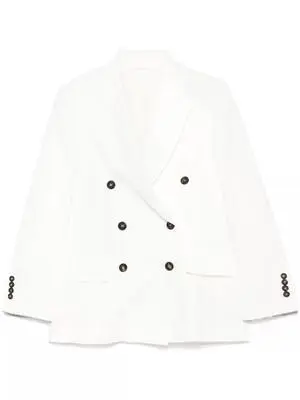 Brunello Cucinelli Double-breasted Blazer - Neutrals