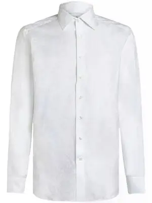Etro Paisley-print Cotton Shirt - White